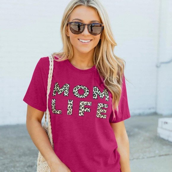 Tops | Mom Life Leopard | Poshmark